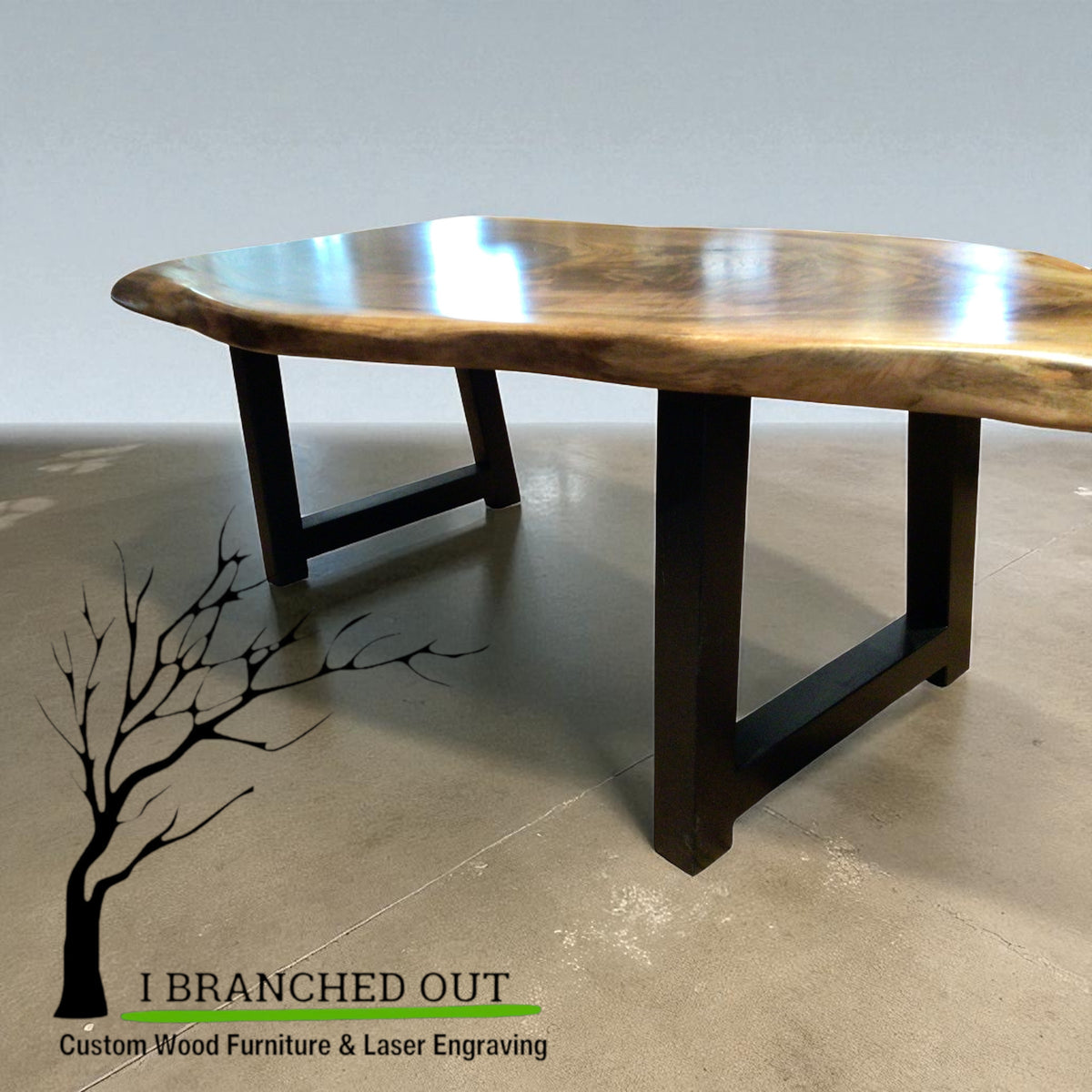 Pointed Walnut Coffee Table – IBranchedOut