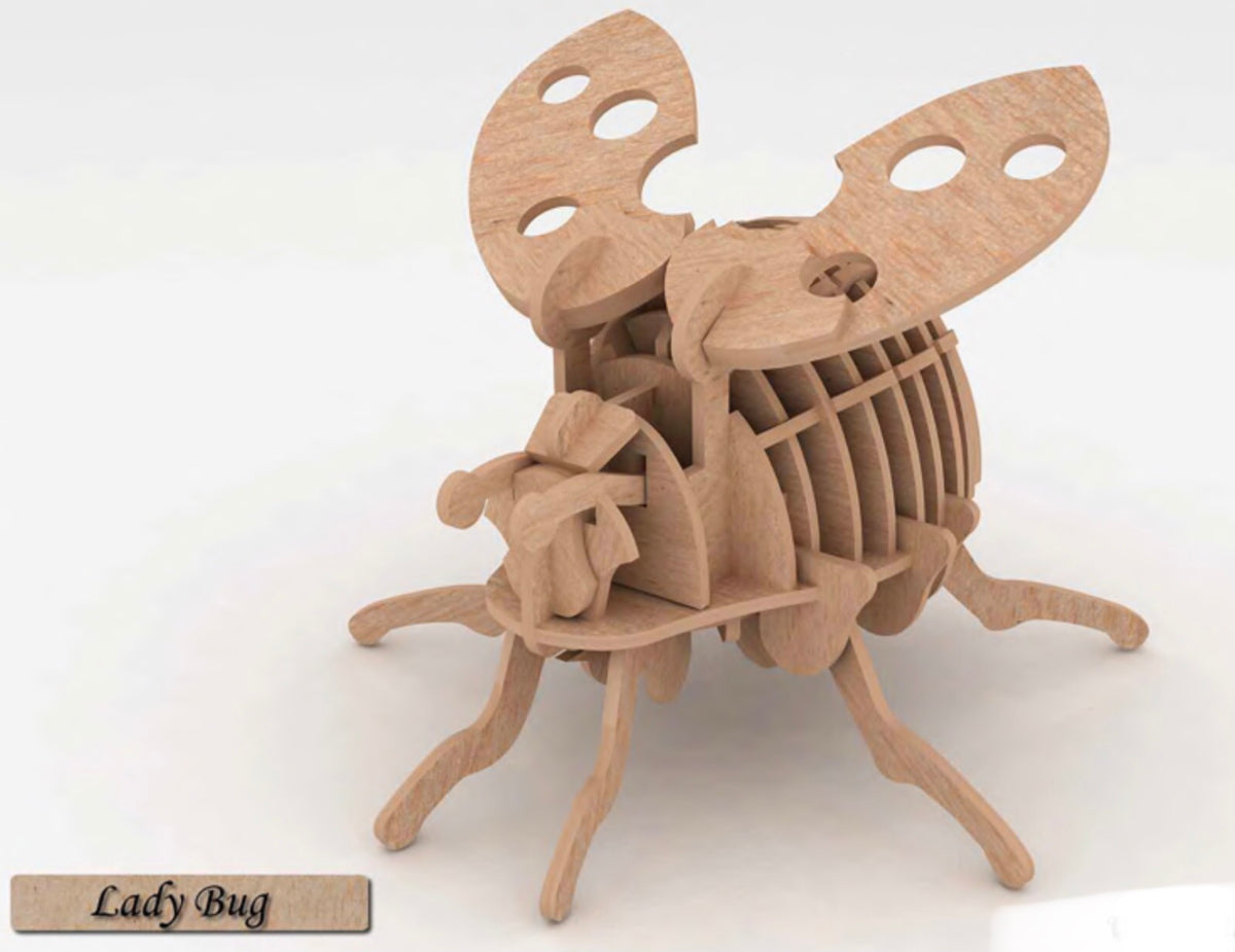 3D Puzzle- Insect Collection: Lady Bug – IBranchedOut