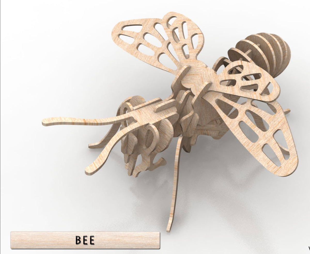 3D Puzzle- Insect Collection: Bee – IBranchedOut