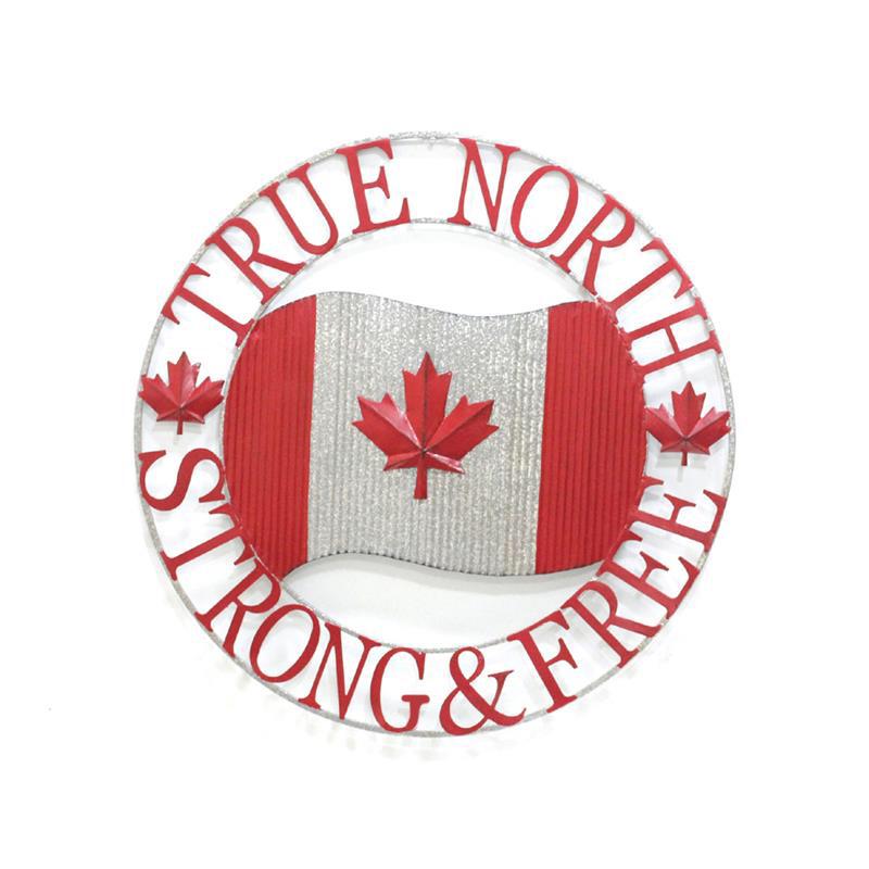 True North Strong & Free Metal Sign – IBranchedOut